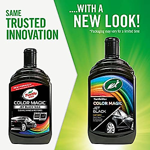 Turtle Wax 52708 Color Magic Car Paintwork Polish Restores Colour & Shine Black 500ml