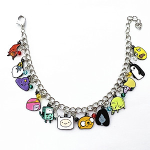 DreamWater Anime Cartoon Metal Charm Bracelet Gifts for Woman