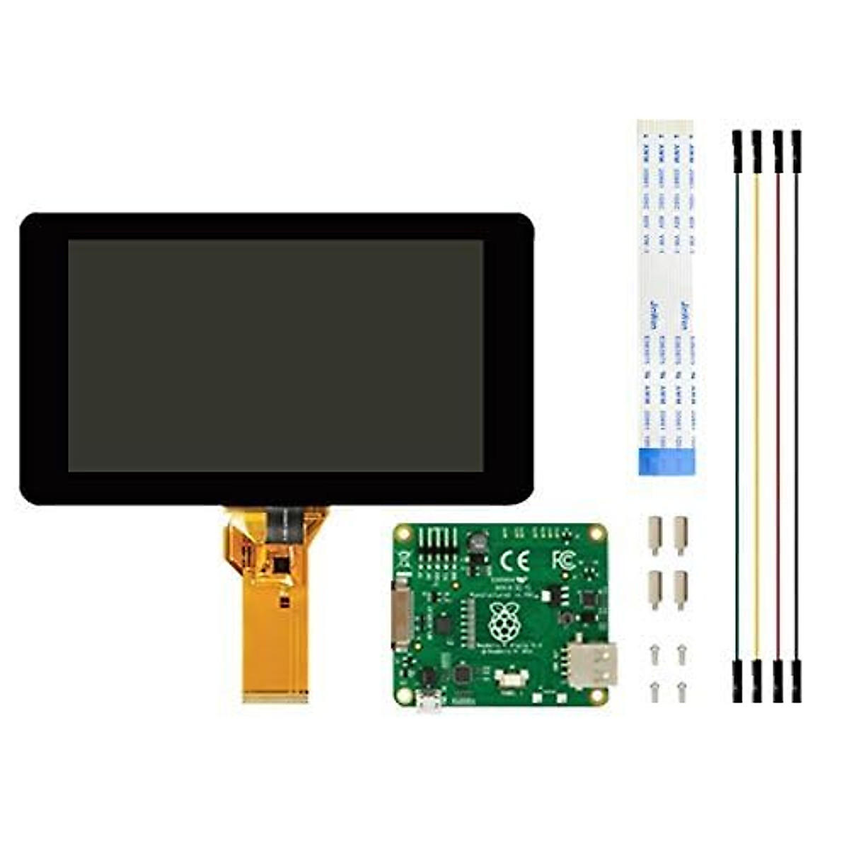 Raspberry Pi Official 7 Inch Touch Screen for Raspberry Pi 4 / pi 3/pi 2 Model B