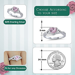 CloseoutWarehouse White Simulated Opal Cubic Zirconia Heart Swirl Design Ring Sterling Silver Size 11