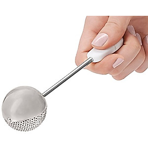 OXO Good Grips Baker’s Dusting Wand for Sugar, Flour and Spices, Stainless Steel, 9 x 3 x 3