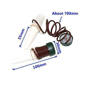 LRJSKWZC Garden Lawn Sprinkler Irrigation System Bonsai Plant Automatic Watering Device Office Flowerpot Automatic Drip Irrigation Irrigator Household Succulents Watering Tools 3 Pieces