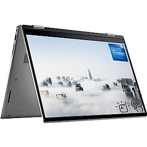 Dell Newest Inspiron 2-in-1 Laptop, 14.0" FHD+ Touch Display, Intel Core i7-1255U Processor, 16GB RAM, 2TB PCIe SSD, Wi-FI 6, HDMI, Webcam, Backlit KB, Windows 11 Home, Platinum Silver