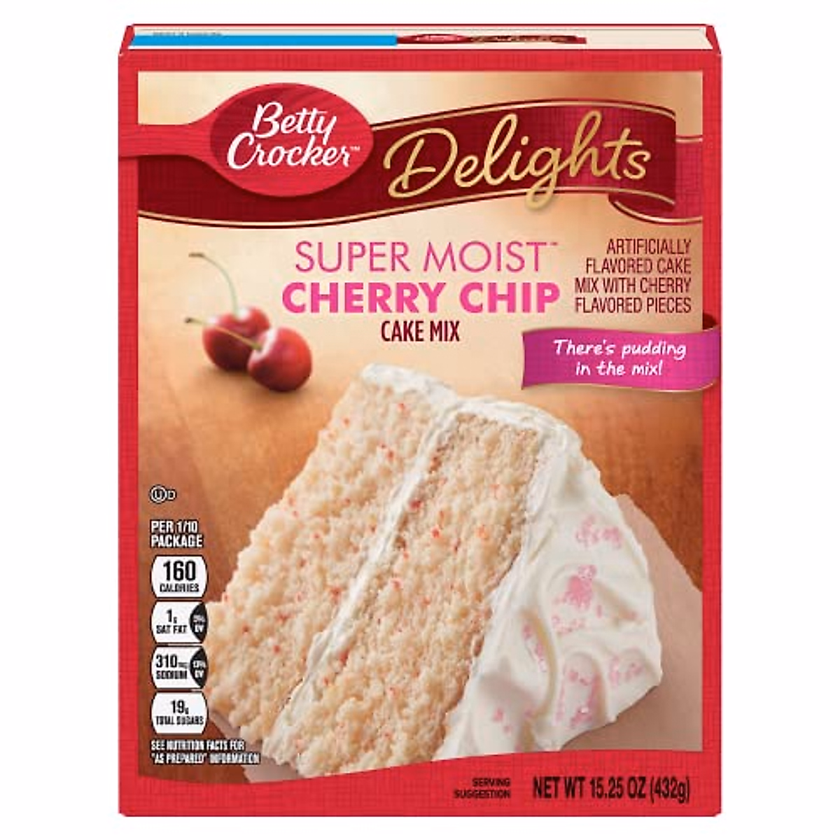Betty Crocker Cherry Chip Cake Mix | Creamy White Vanilla Frosting | One - I AM CAPABLE MAGNET©.