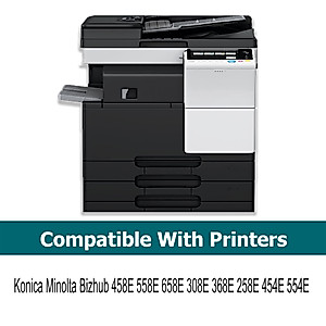 1-Pack Compatible Konica Minolta TN516 TN515 TN514 TN513 TN512 TN324 TN326 Black Toner Cartridge Works with Konica Minolta Bizhub 308E 458E 558E 658E 368E 454E 554E Printer Toner 29K Pages High-Yield