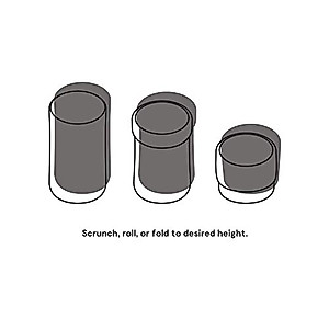 Kvell Rollo Laundry Hamper, Modest Grey