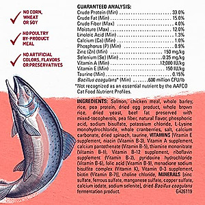 Purina Beyond Natural Limited Ingredient Dry Cat Food, Simply Salmon & Whole Brown Rice Recipe - 3 lb. Bag