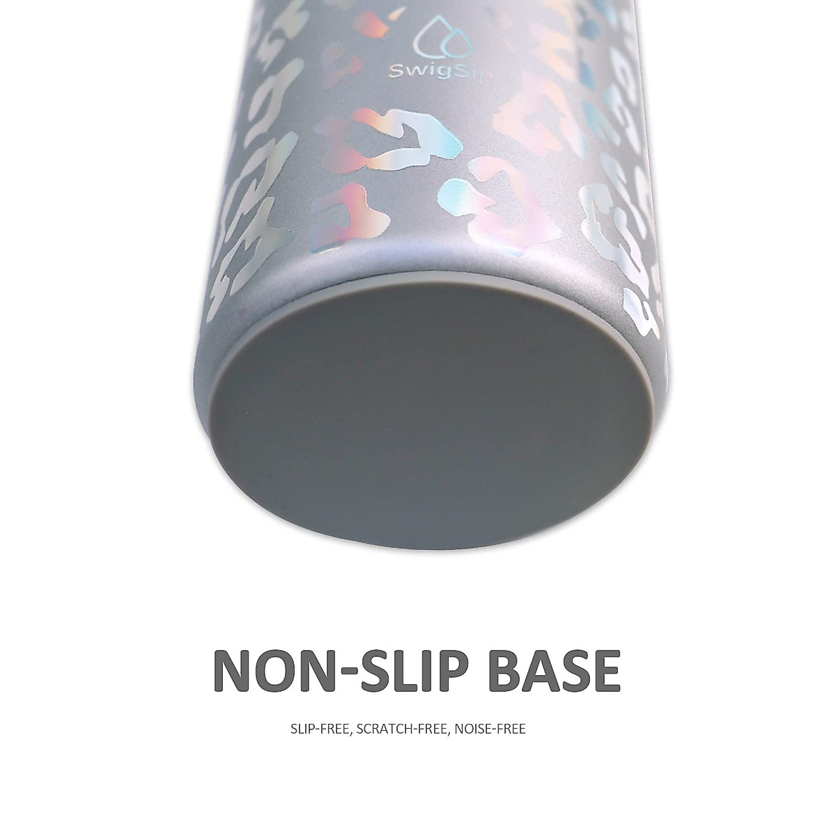 Swig Sip 20oz Skinny Tumblers - Double Wall Stainless Steel Vacuum Insulated Travel Coffee Mug Bridesmaid Gift (Laser Silver)