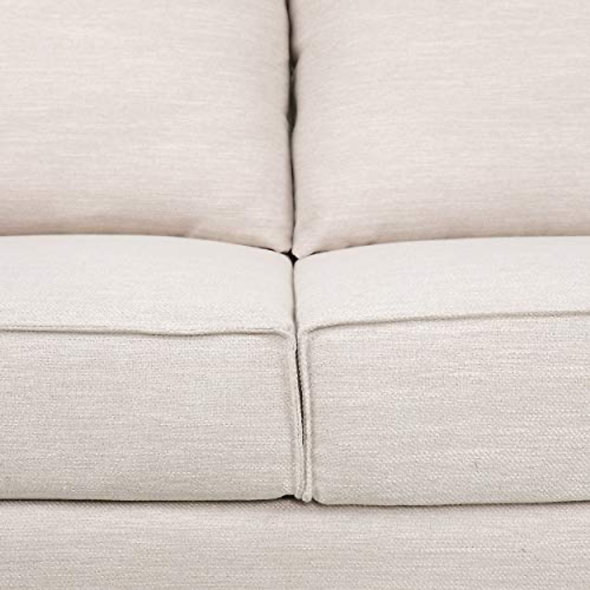 Christopher Knight Home Clarkdale 3 Seater Sofa, Beige + Dark Brown