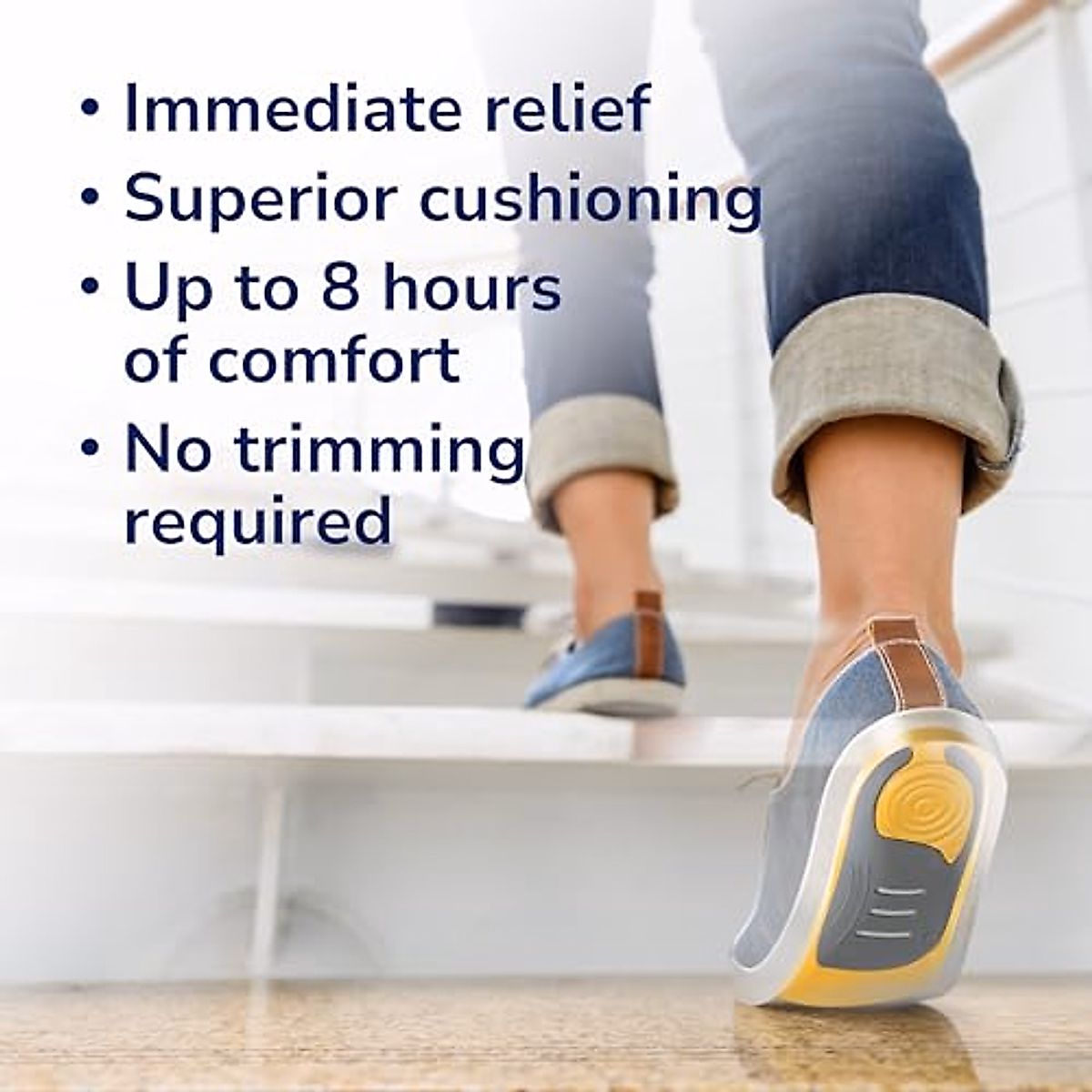 Dr. Scholl’s® Custom Fit® Orthotics 3/4 Length Inserts, CF 310, Customized for Your Foot & Arch, Immediate All-Day Pain Relief, Lower Back, Knee, Plantar Fascia, Heel, Insoles Fit Men & Womens Shoes