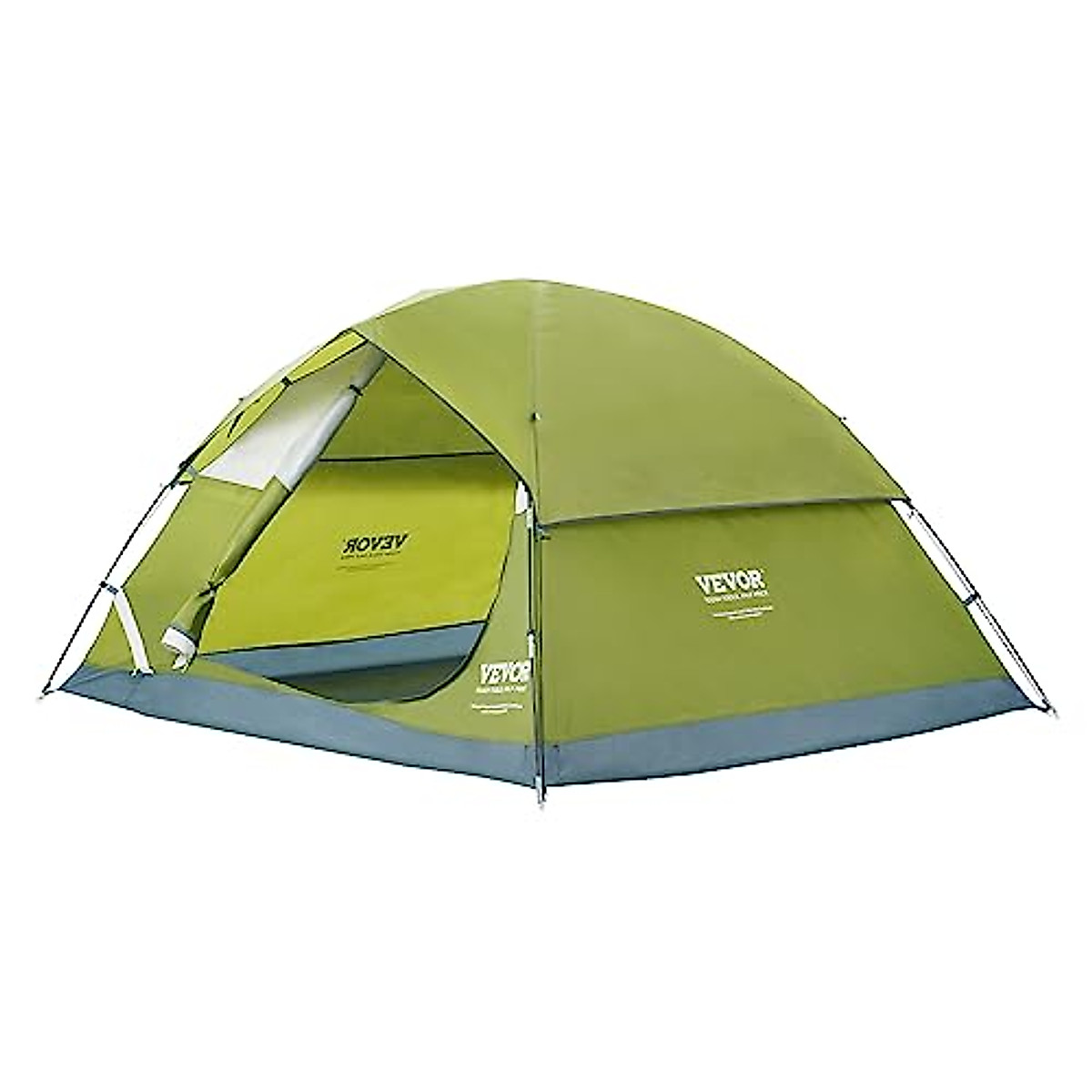 Vevor Camping Tent, 7 x 7 x 4 ft, Waterproof, Lightweight, Backpacking, with Door, for Outdoor Family Camping, Hiking, Hunting, Mountaineering Travel