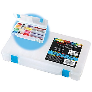 The Beadery Bead Keeper Storage Container, clear