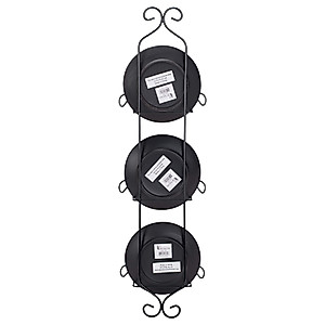 Dicksons Love Never Fails 18 x 5 Mini Ceramic Wall Plates and Metal Hanger Set of 3