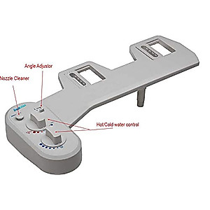 FreshBidet Non-electric Adjustable Angle Bidet Toilet Attachment (Warm Water Bidet)