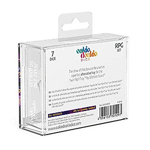 Oakie Doakie Dice RPG Set Gemidice - Amethyst (7)