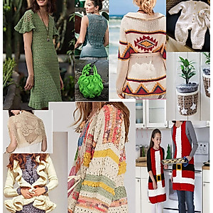 Ergonomic Crochet Hook set 14 Sizes 2mm(B)-10mm(N) with Case for Arthritic Hands,Crochet Kit for Beginners Extra Long Crochet Needles.