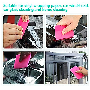 3 in 1 TPU Squeegee Material,Anti-Scratch Rubber Squeegee for car,PPF Squeegee,Different Sizes Squeegee are Suitable for Vinyl Wrap and Window Tint Tool for Cars