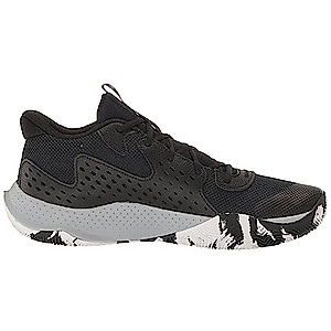 Under Armour Unisex Jet '23, (002) Black/Jet Gray/White, 8, US