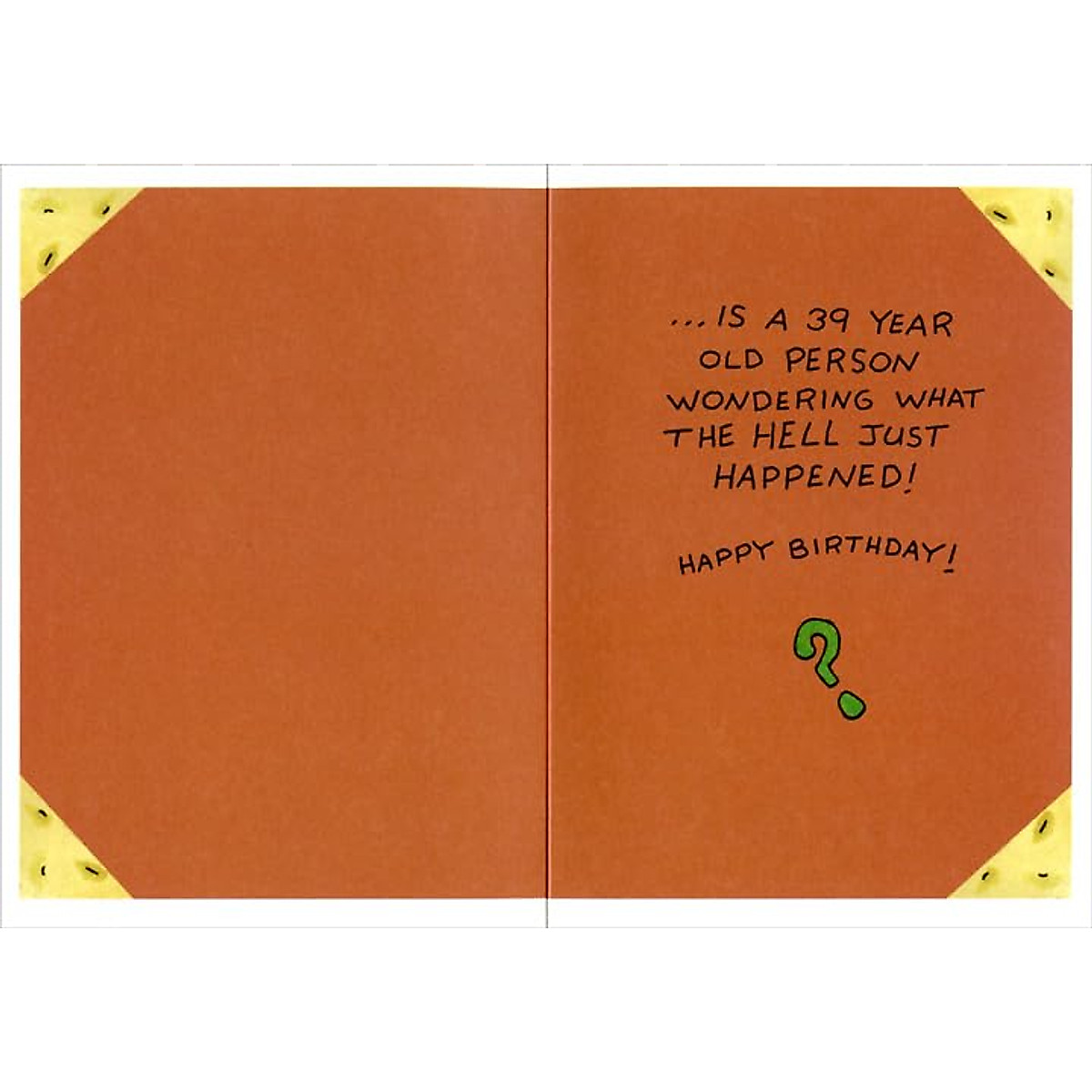 Oatmeal Studios Inside Every 40 Year Old Funny 40th Birthday Card