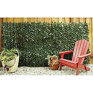 Goasis Lawn Artificial Hedge Fence Panels Topiary Hedge Boxwood Plant Privacy Screen Outdoor Indoor Use Garden Fence Backyard Home Decor Greenery Walls, 2 Rolls