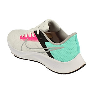Nike Air Zoom Pegasus 38 Mens Running Trainers CW7356 Sneakers Shoes (UK 11 US 12 EU 46, White Wolf Grey Hyper Pink 102)