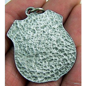 Religious Gifts Pewter Saint Michael Patron of Police Pray for Us Medal, 1 1/2 Inch