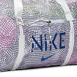 Nike Serena Williams Design Crew DV9251-100 Stash Duffel Bag (21L) (White/Action Grape/Black)