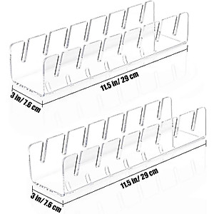 SGELMA 2024Hat Stand for Baseball Caps, 2 Pcs No Install Acrylic Hat Organizer for 14 Baseball Caps, Hat Racks for Baseball Caps Display and Organizer for Bedroom, Closet, Dresser, Office (open2)