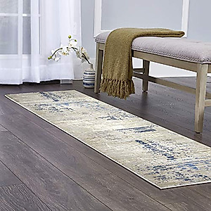 Home Dynamix Melrose Lorenzo Area Rug, 2x3, Gray/Blue