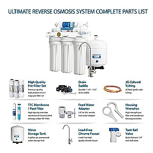 APEC Water Systems RO-90 Ultimate Series Top Tier Supreme Certified High Output 90 GPD Ultra Safe Reverse Osmosis Drinking Water Filter System, Chrome Faucet