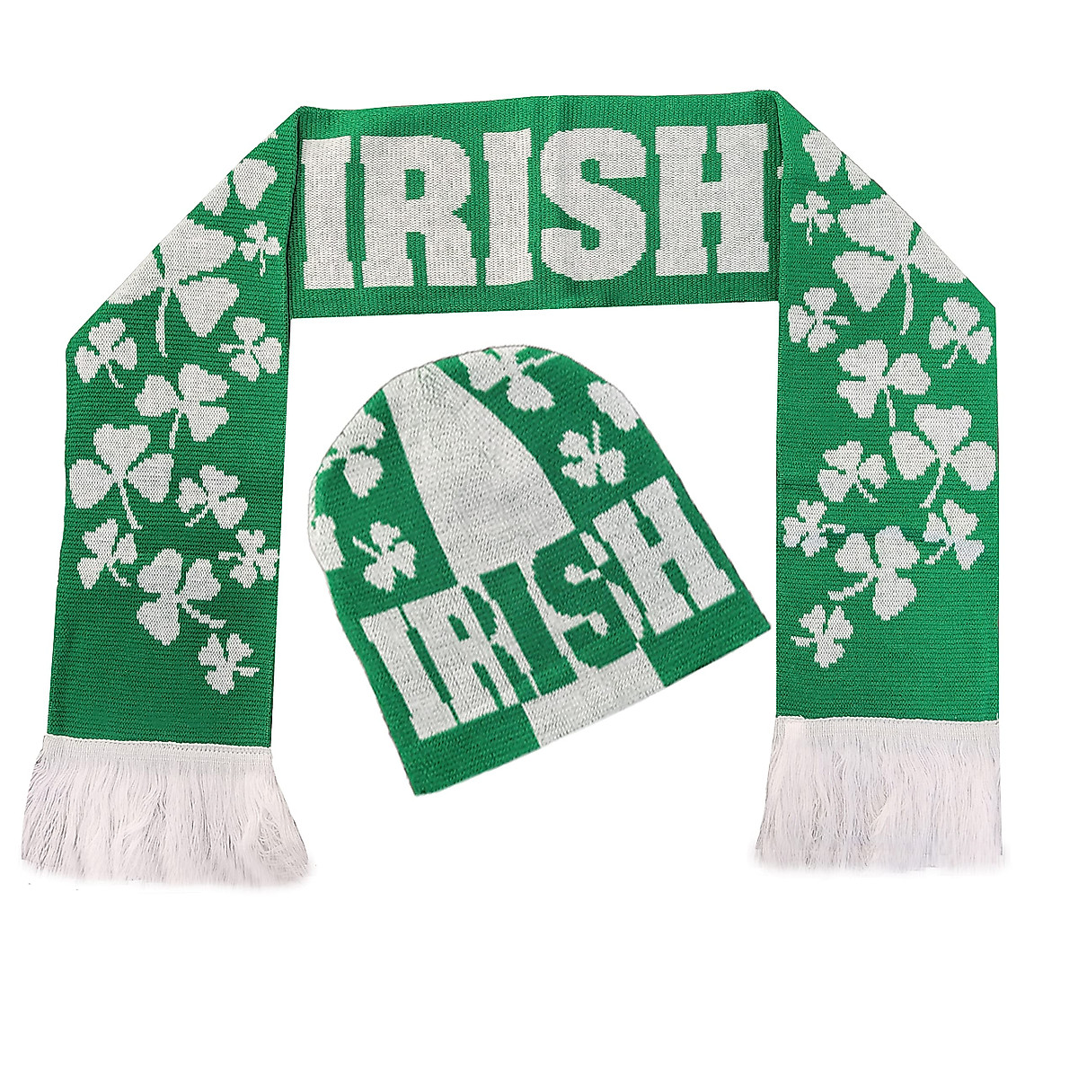 The Dreidel Company Leprechaun Green Dress-up Costume, Top Hat, Beard, Irish Outfit Accessories, Party Favor for St. Patrick's Day