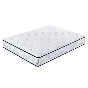 Olee Sleep 9 Inch Skyline Tight Top Innerspring Hybrid Mattress, Gel Memory Foam, Mattress in a Box, CertiPUR-US Certified, Full