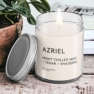 AZRIEL Book Lovers' Candle | Book Scented Candle | Vegan + Cruelty-Free + Phthalte-Free