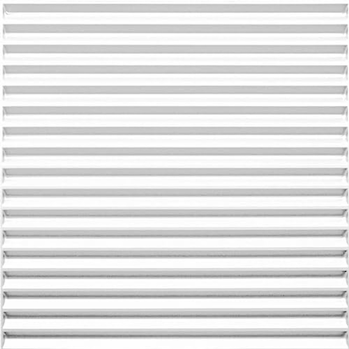 Corrugated 2ft. x 2ft. Drop-in PVC Lite Ceiling Tile in Gloss White Paintable, 24 Pack (96 sq.ft/case)