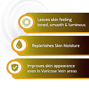 Goicoechea Calming Touch Body Lotion, Moisturizing Skin Care with Arnica & Chamomile, Improves Appearance of Varicose Veins & Blemishes, Smooths & Tones, 13.5 oz