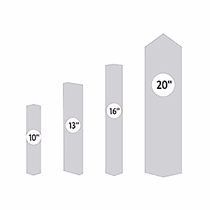 Studio M Be Kind 13" Mini Art Pole Small Decorative Indoor/Outdoor Garden Post, Great Gift, Stake Included for Easy Installation, No Digging Necessary - Made in The USA