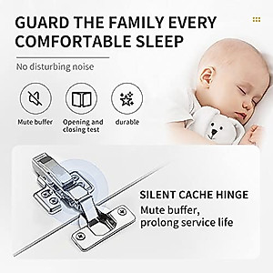 SZUBEE 16" Bathroom Cabinet Vanity with Ceramic Basin and Soft Close Doors, Plain Light Oak