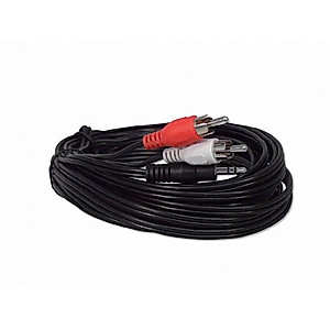 Your Cable Store 25 Foot 3.5mm Stereo Headphone to RCA Adapter Cable