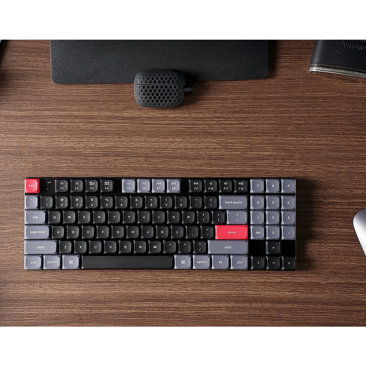 Keychron K13 Pro Ultra-Slim Wireless QMK/VIA Custom Mechanical Keyboard, Programmable Macro 80% Layout White Backlit Low Profile Gateron Brown Switch Bluetooth/USB Wired for Mac Windows Linux