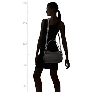 COACH Soft Pebble Leather Cary Crossbody, Black, One Size