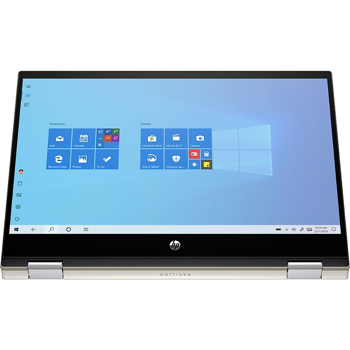 HP - Pavilion x360 2-in-1 14" Touch-Screen Laptop - Intel Core i5 - 8GB Memory - 256GB SSD - Warm Gold - 14m-dw1023dx