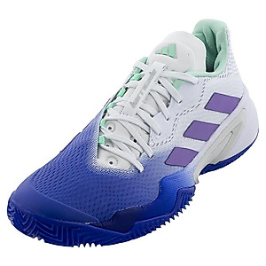 adidas Women`s Barricade Clay Tennis Shoes Lucid Blue and Violet Fusion