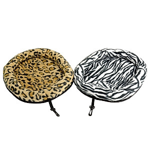 (2 Pack) Ware Manufacturing Fuzz-E-Bed Safari Sleepers, Large, Colors May Vary