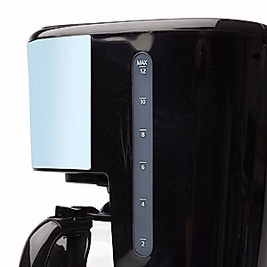 HADEN 75032 Heritage Innovative 12 Cup Capacity Programmable Vintage Retro Home Countertop Coffee Maker Machine with Glass Carafe, Turquoise Blue
