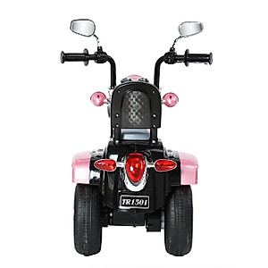 Freddo Toys 6V Battery Powered Chopper Style Electric Ride on Trike for Boys, Girls and Toddlers (Pink)