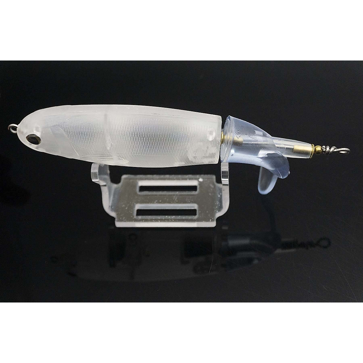 5PCS Unpainted Fishing Lure Blanks 32.06g 14.5cm with Special Eye Crankbait Baits Simulation Blank Body Clear Hard Baits Trout Salmon Minnow Lure Popper Lures Topwater Freshwater 130mmplopper