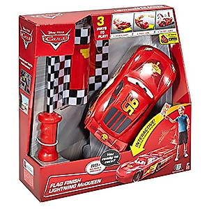 Disney Cars Toys Flag Finish Lightning McQueen