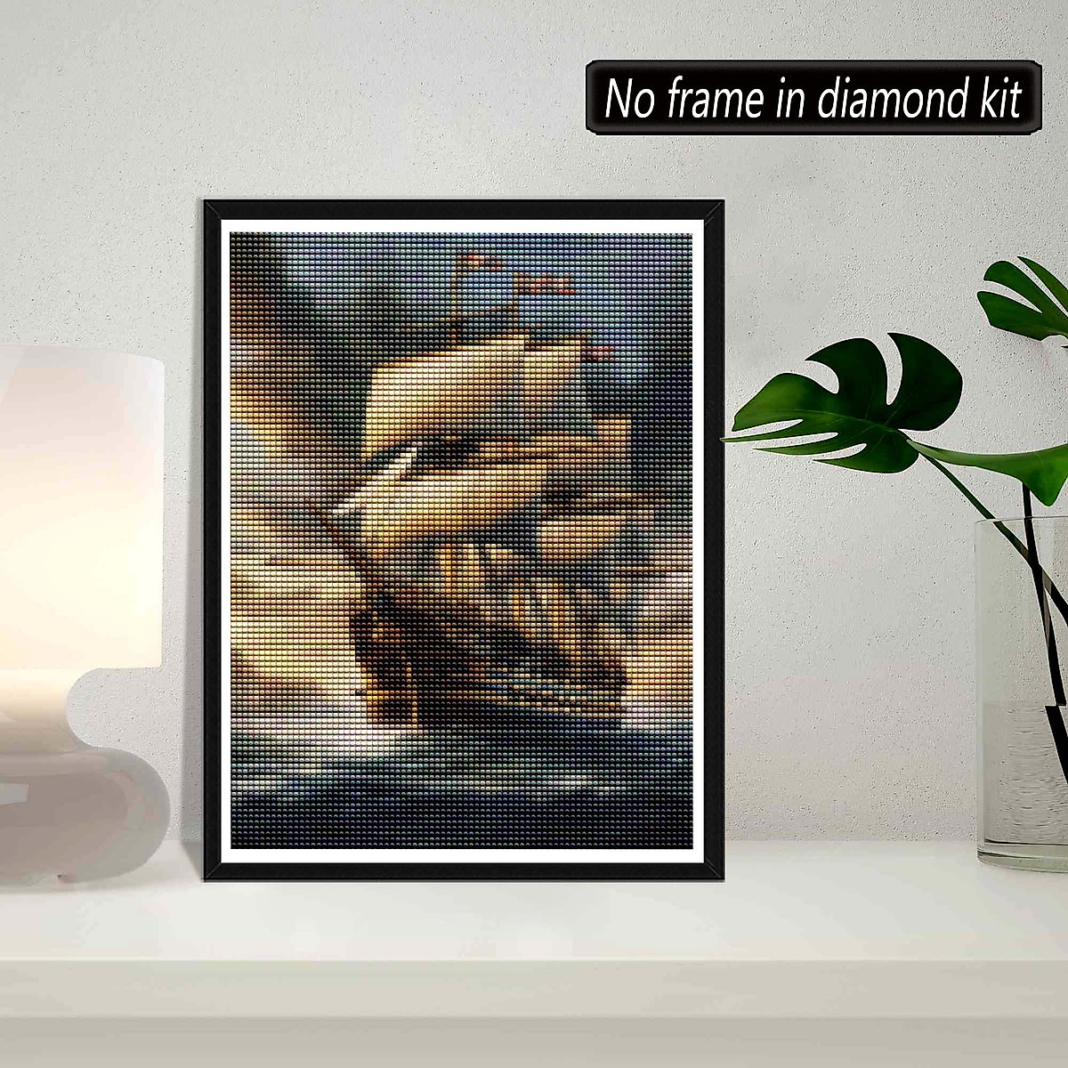 SKRYUIE 5D Landscape Diamond Painting Kits - DIY Diamond Art Kits for Adults Ocean Sailboat, Full Round Drill - Crystal Cross Stitch - Adults Craft for Wall & Office Decor - 12x16 inch
