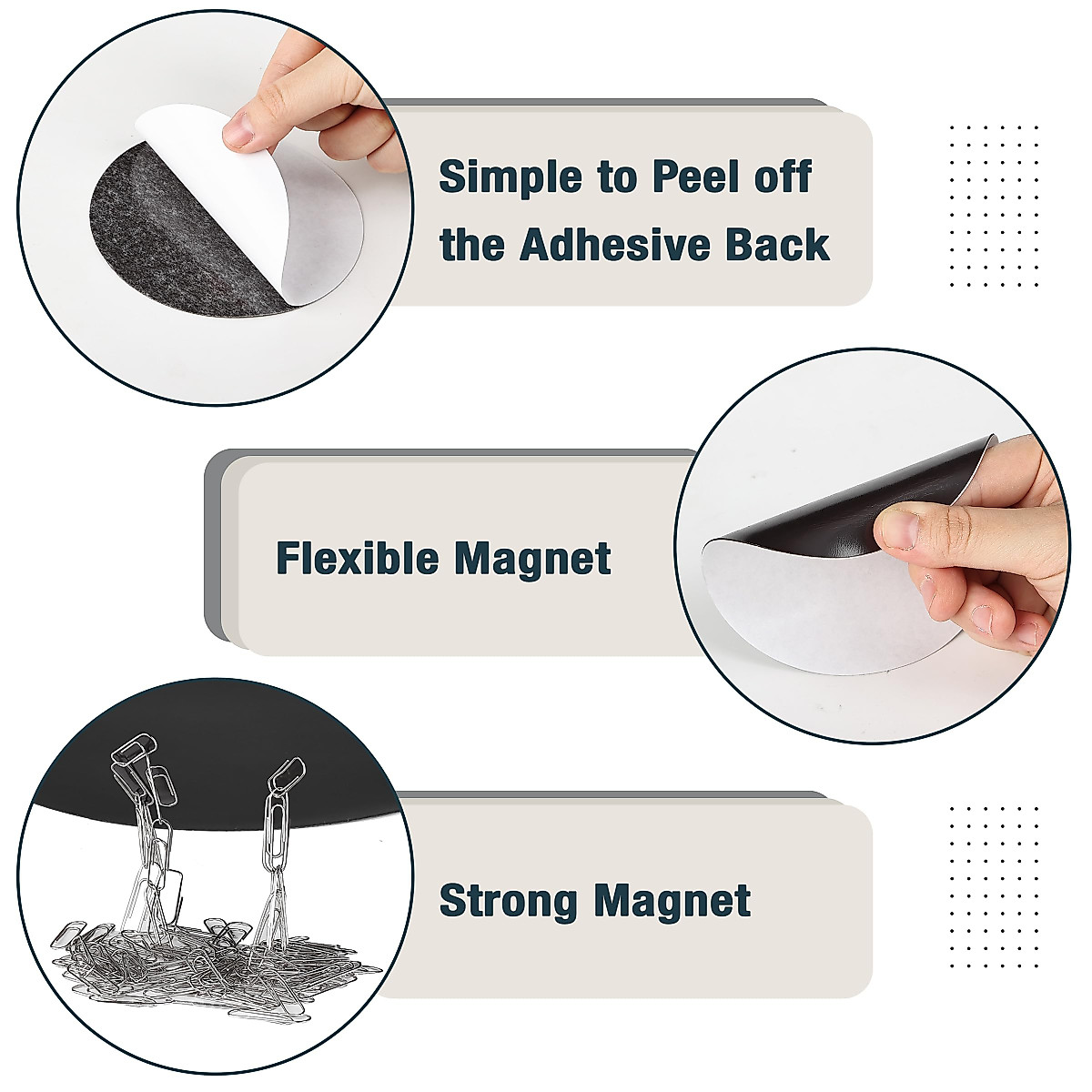 Mr. Pen- Round Magnets with Adhesive Backing, 20 pcs,4" Adhesive Magnetic Sheets with Adhesive Backing, Magnet Sheets with Adhesive, Magnets for Crafts Magnets with Adhesive Backing, Magnet Stickers