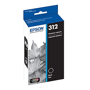 EPSON T312 Claria Photo HD -Ink Standard Capacity Photo Black -Cartridge (T312120-S) for select Epson Expression Photo Printers